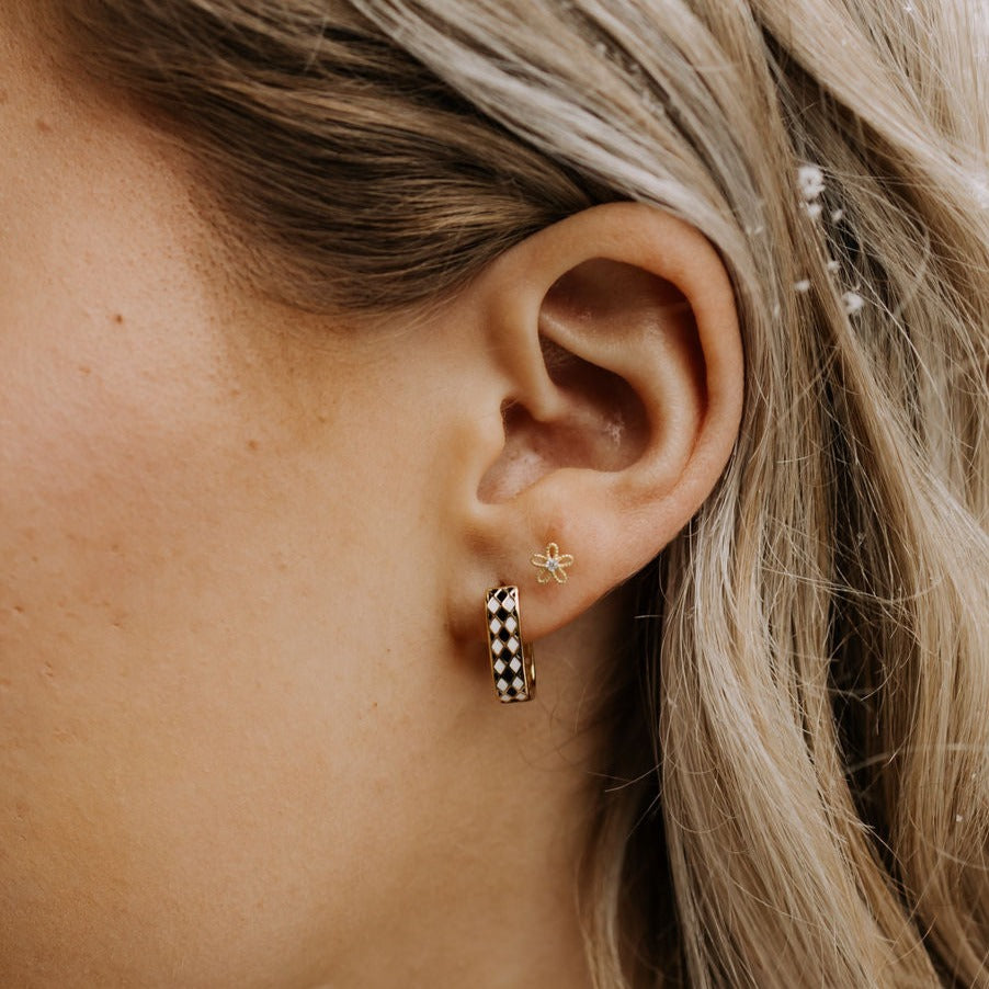 Times Square Reversible Hoops – Mauve Jewelry Co.